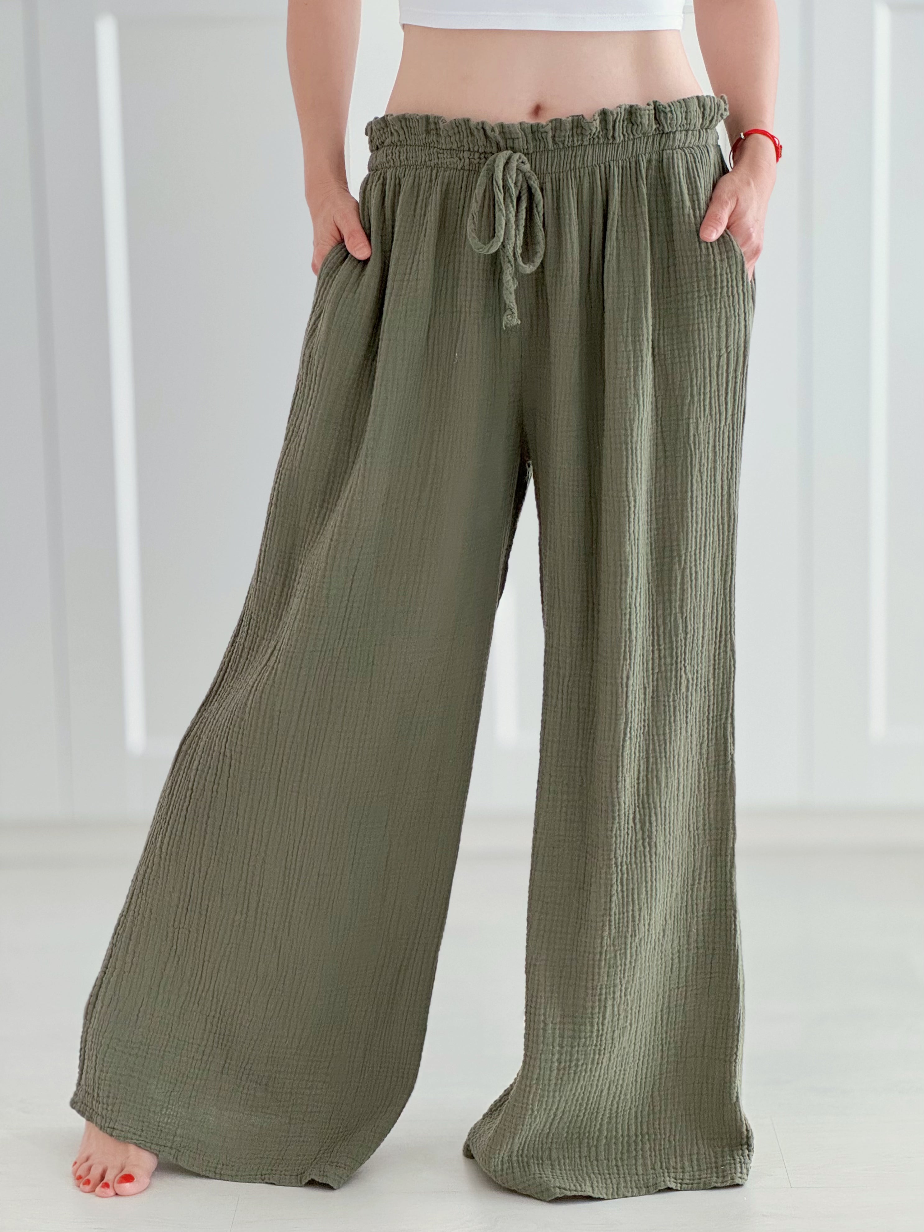 Musselin Hose, Classic, 7 Farben – sismeer